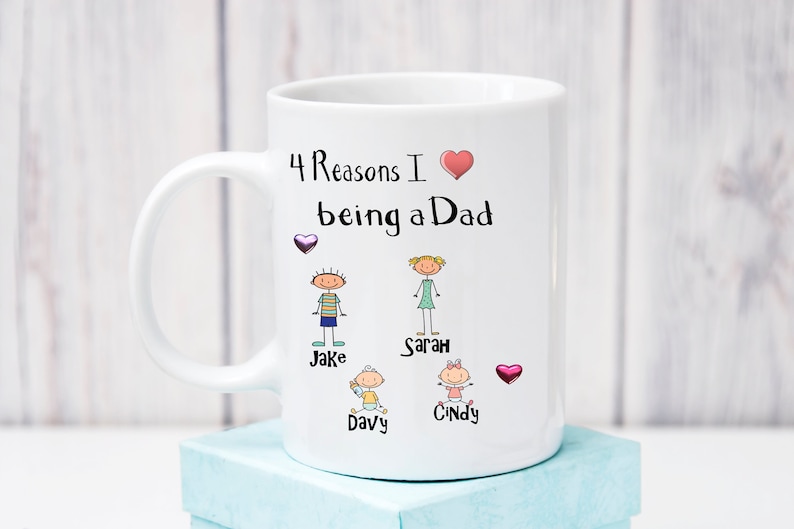 Reasons I Love Being a Dad Fathers Day Mug Perfect Gift | Etsy