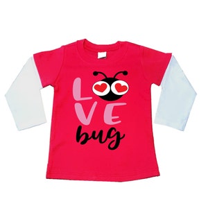 Love Bug Valentine's Bodysuit, First Valentine's Day, Baby Valentine ...