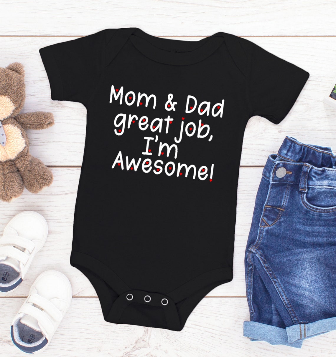 Baby Gift Good Job Mom I'm Awesome Baby Bodysuit Baby - Etsy UK