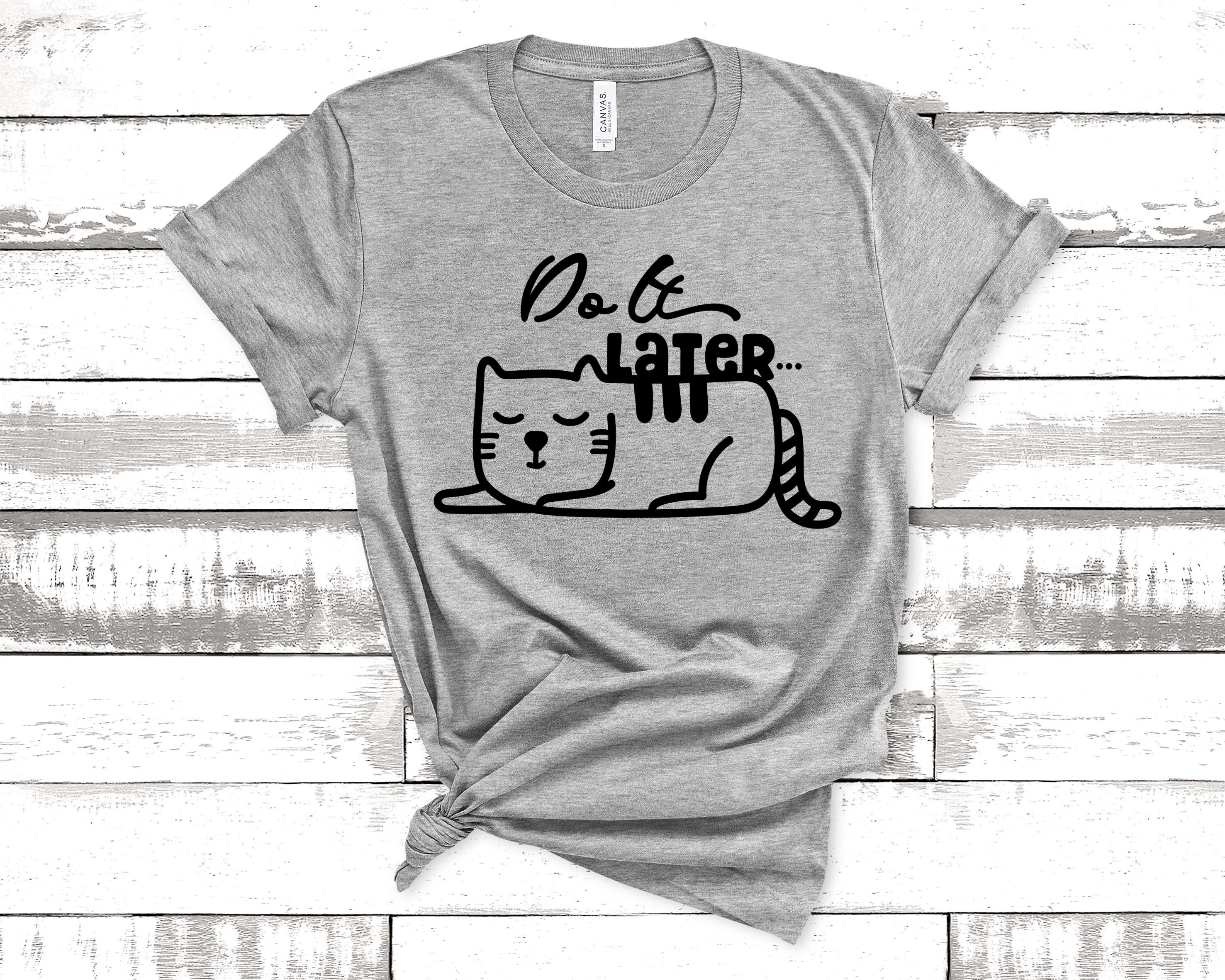 Funny Cat Shirts Cat Lovers Gift Cat Shirt for Woman Funny | Etsy