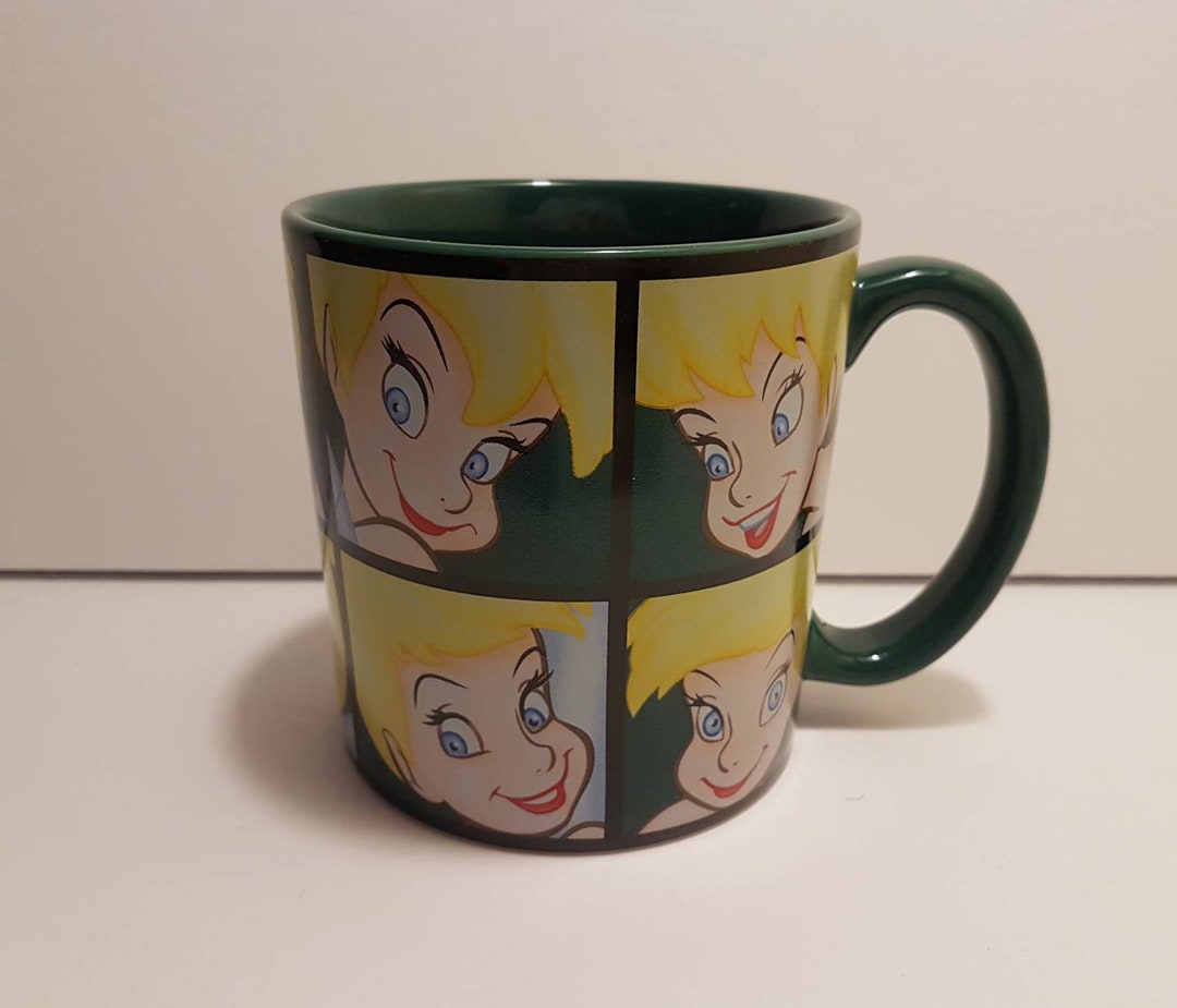 Large Disney Tinkerbell Mug With Ten Different Faces Peter - Etsy