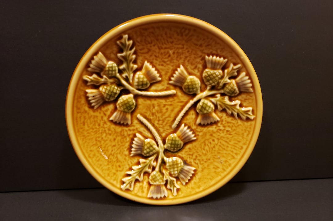 Rare West Highland Pottery Plate, Scotland, Thistle, Dunoon, Argyll - Etsy