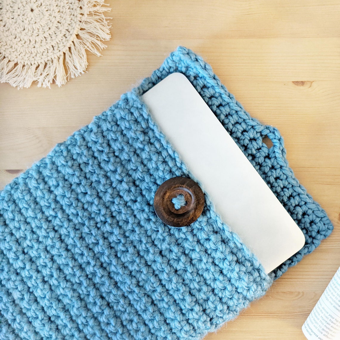 Crochet Laptop Case Pattern Laptop Sleeve Crochet Pattern - Etsy