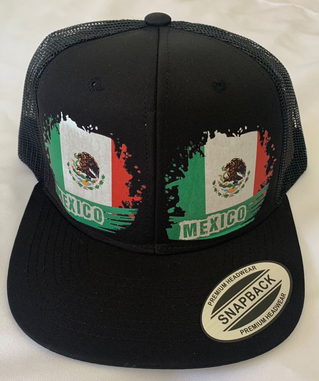 New Mexico Flag Hat Cap Dtf Transfer 1 Design on the Side Color Negro ...