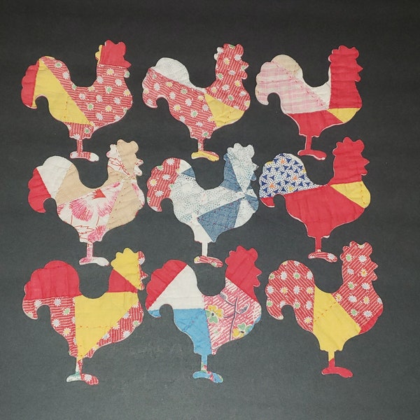 Rooster Quilt - Etsy