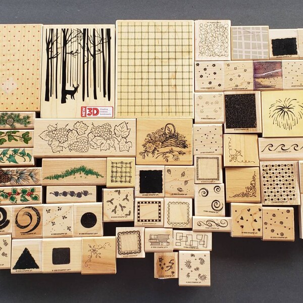 Border Rubber Stamp - Etsy