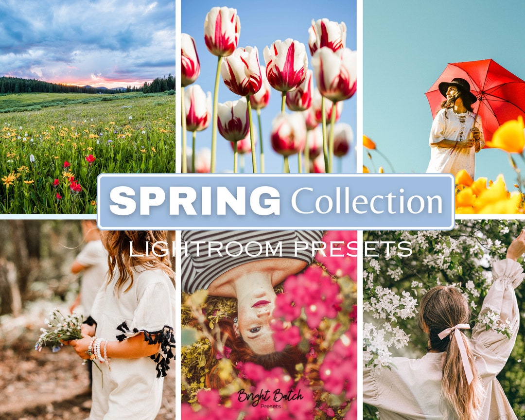 8 Spring Lightroom Presets, Colorful, Light, Bright, Photo Editor ...