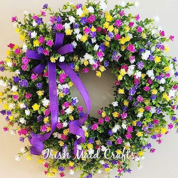 Large Spring Wreath - Etsy