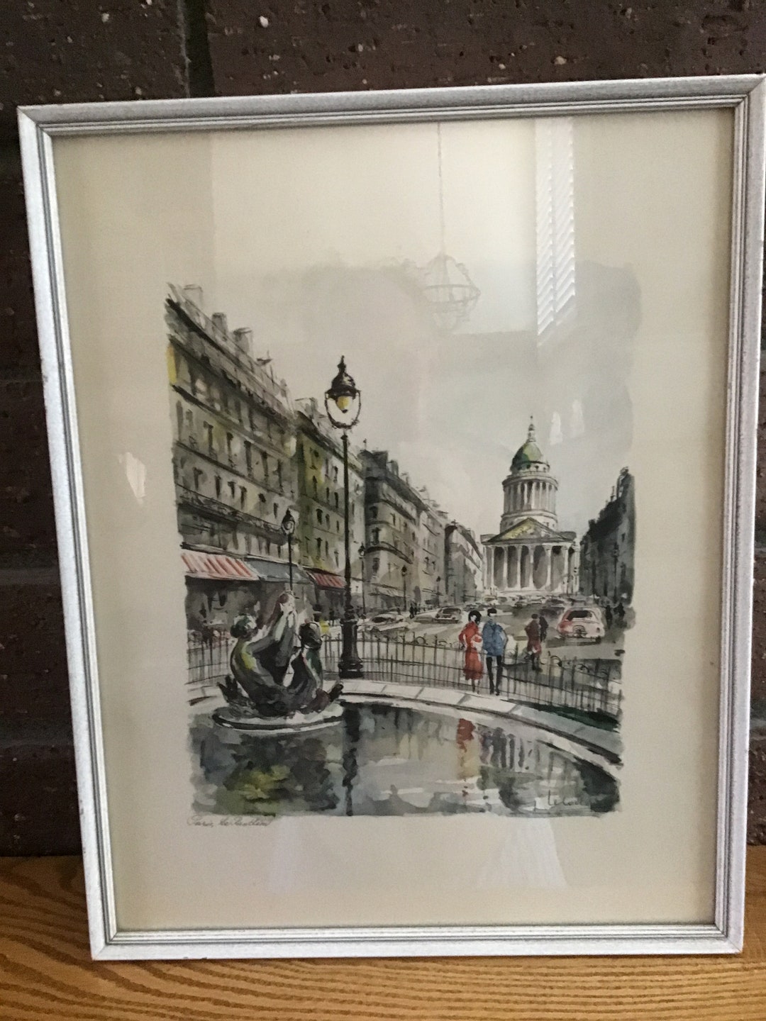 Vintage Watercolor Litho by Artist G Lelong Painted Early 1900's... - Etsy