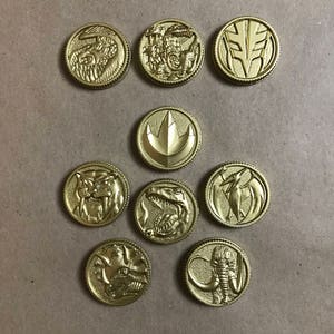 Orignal Set Power Dino Coins Ranger Cosplay - Etsy