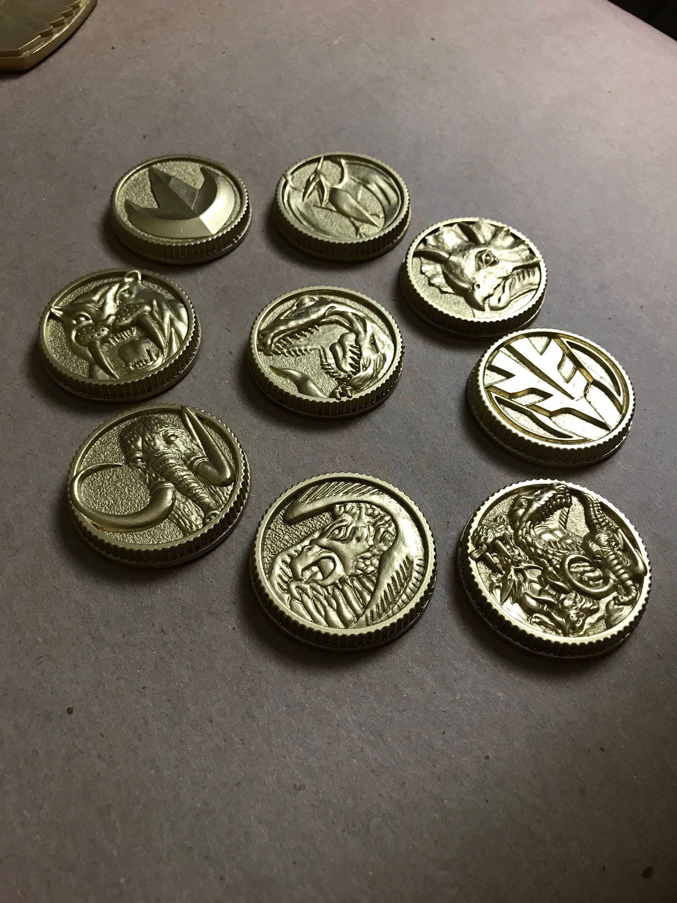 Orignal Set Power Dino Coins Ranger Cosplay - Etsy
