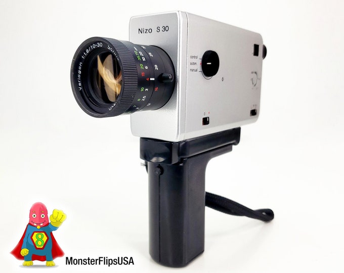 Nizo S30 Super 8 Camera PROFESSIONALLY SERVICED & Fully Tested Watch ...