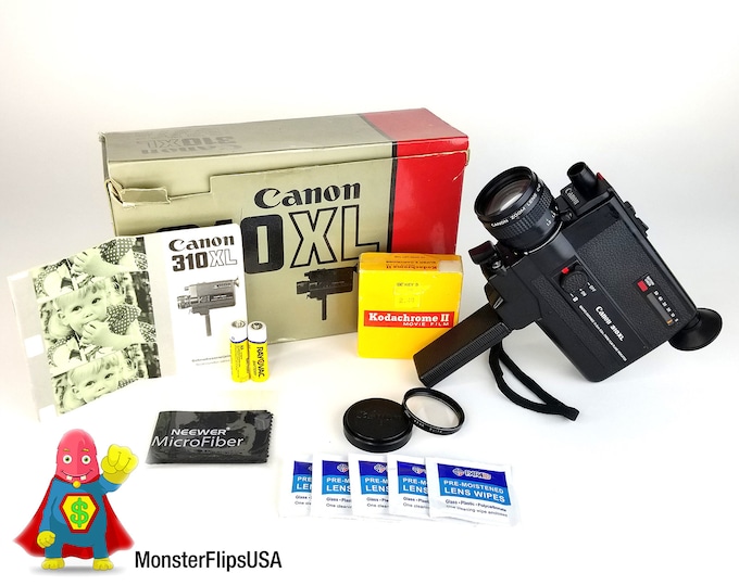Canon Auto Zoom 310XL Retro Vintage Super 8 Kodak 8mm Movie Cine Film ...