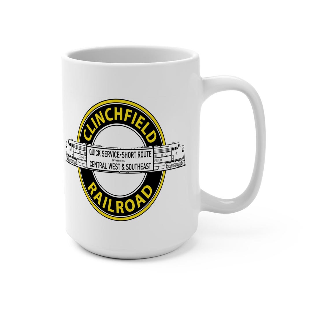 Clinchfield Railroad Coffee Mug - Retro Train Enthusiast Gift - Etsy