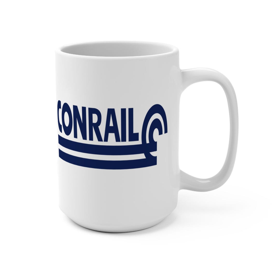 Conrail Railroad Coffee Mug, Train Lover Gift, Vintage Railway Ceramic ...