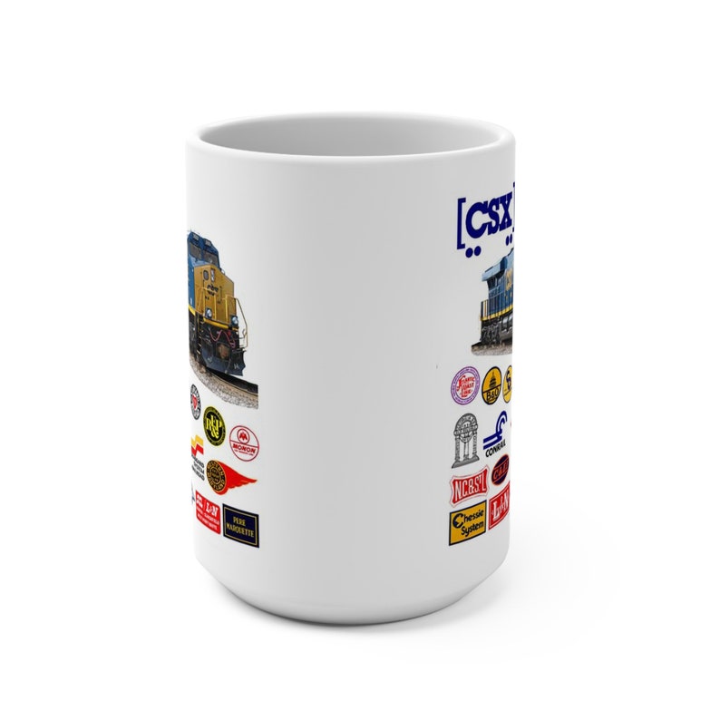 CSX Railroad Train Logo Coffee Mug 15oz - Etsy
