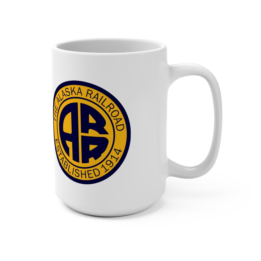 The Alaska Railroad Trains Coffee Mug Cup - Etsy