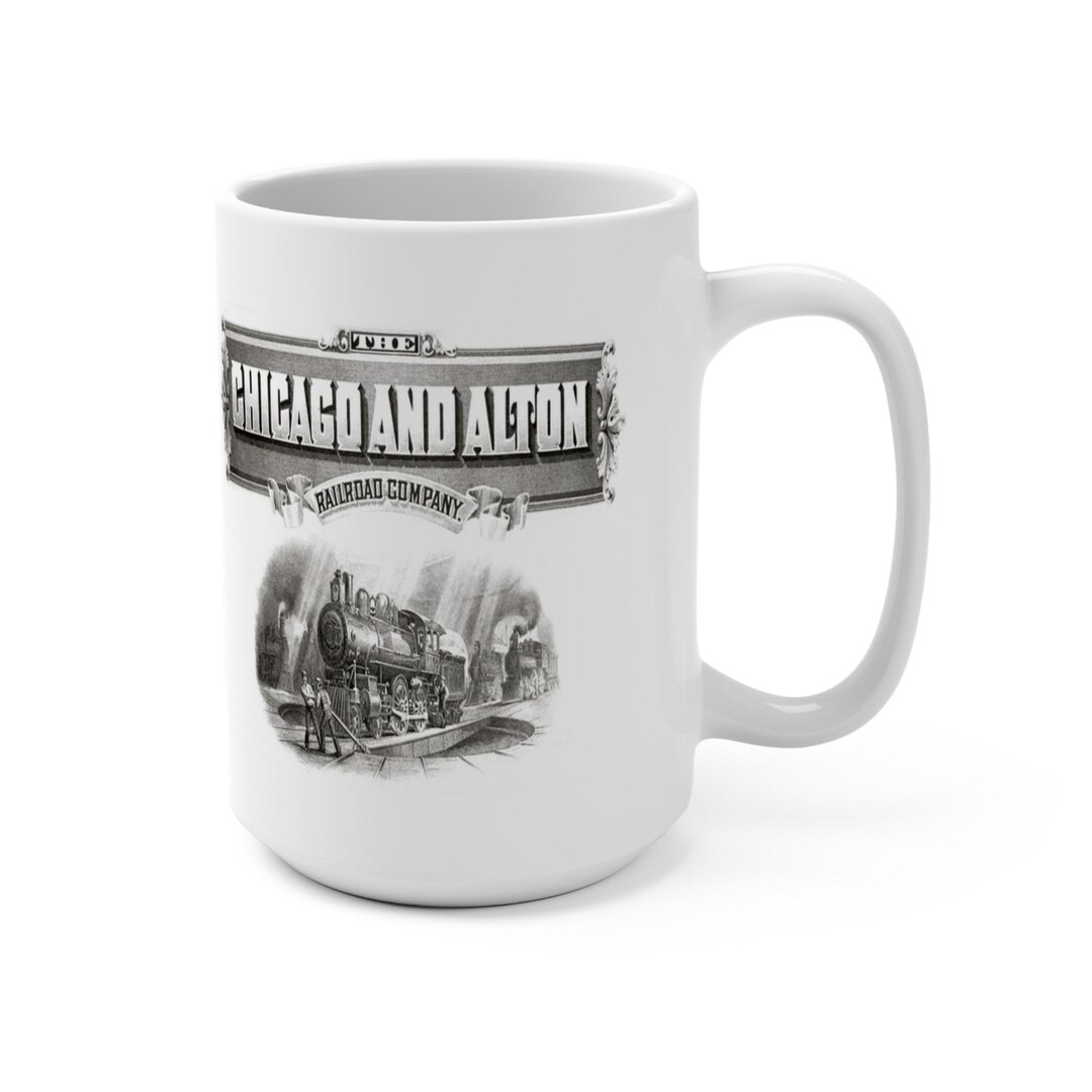 Vintage Chicago and Alton Railroad Coffee Mug - Railway Enthusiast ...