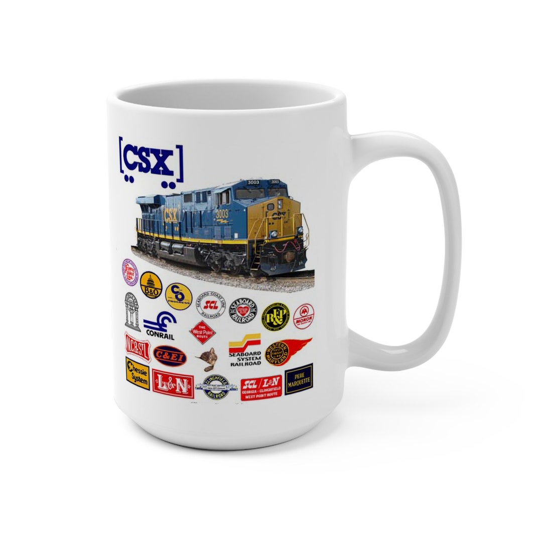 CSX Railroad Train Logo Coffee Mug 15oz - Etsy