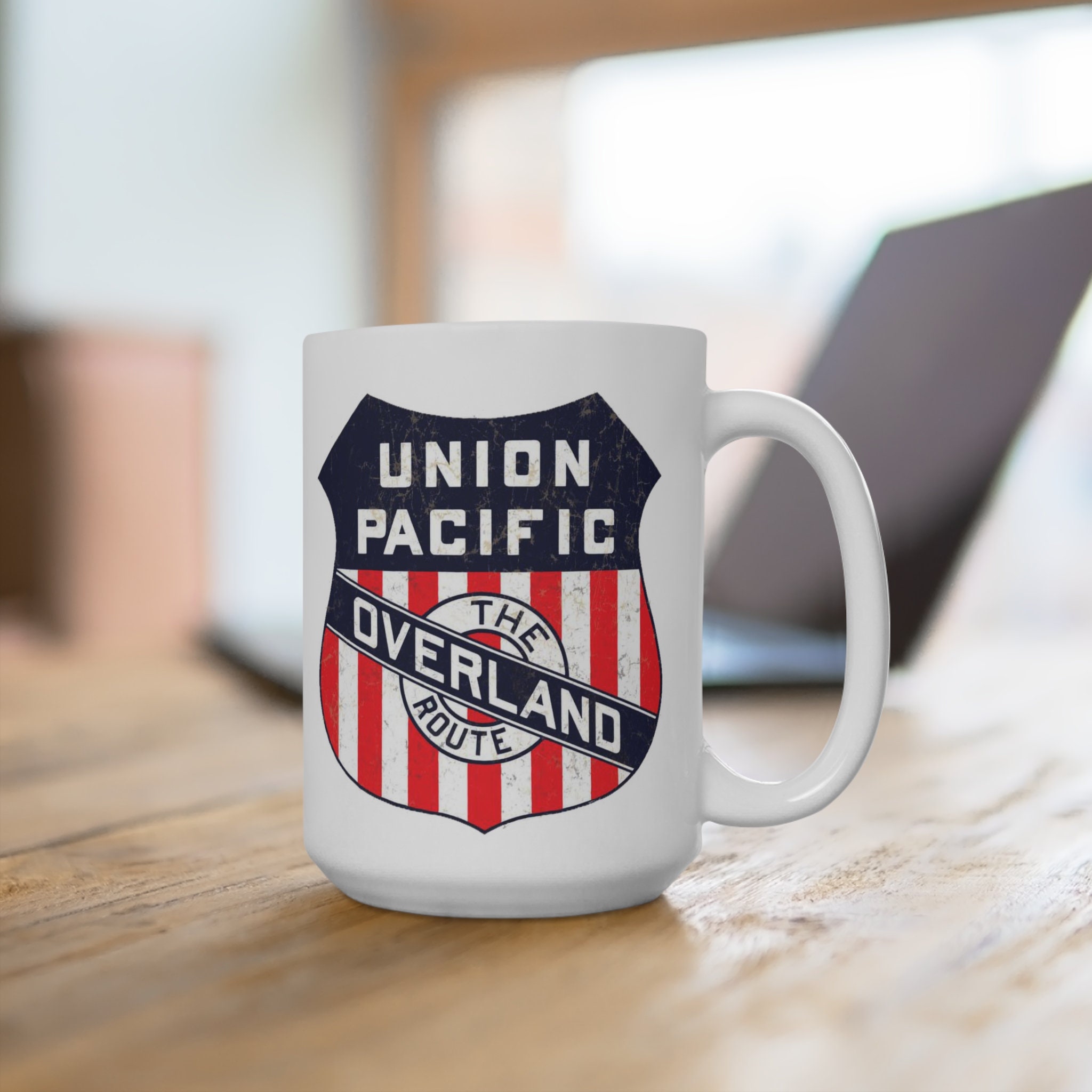 Union Pacific Overland Route Railroad Coffee Mug 15oz - Etsy