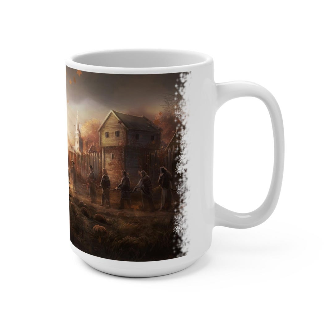 15oz Mug - Halloween Night Horror, Spooky Coffee Cup, Creepy Tea Mug ...