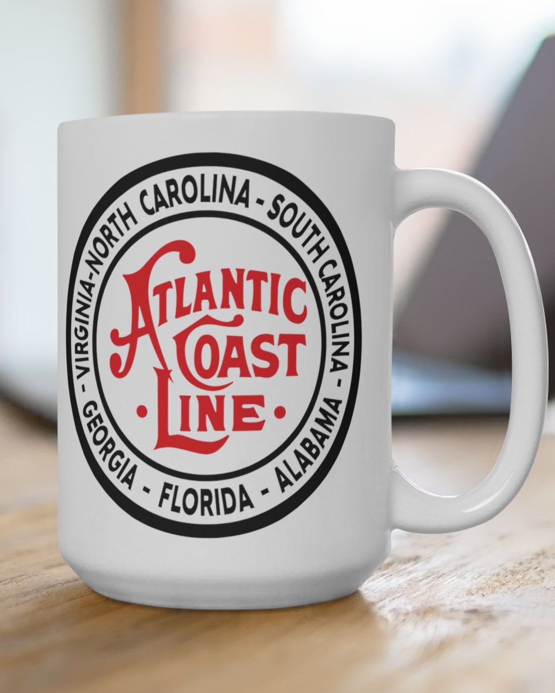 The Atlantic Coast Line Railroad Coffee Cup Mug 15oz - Etsy