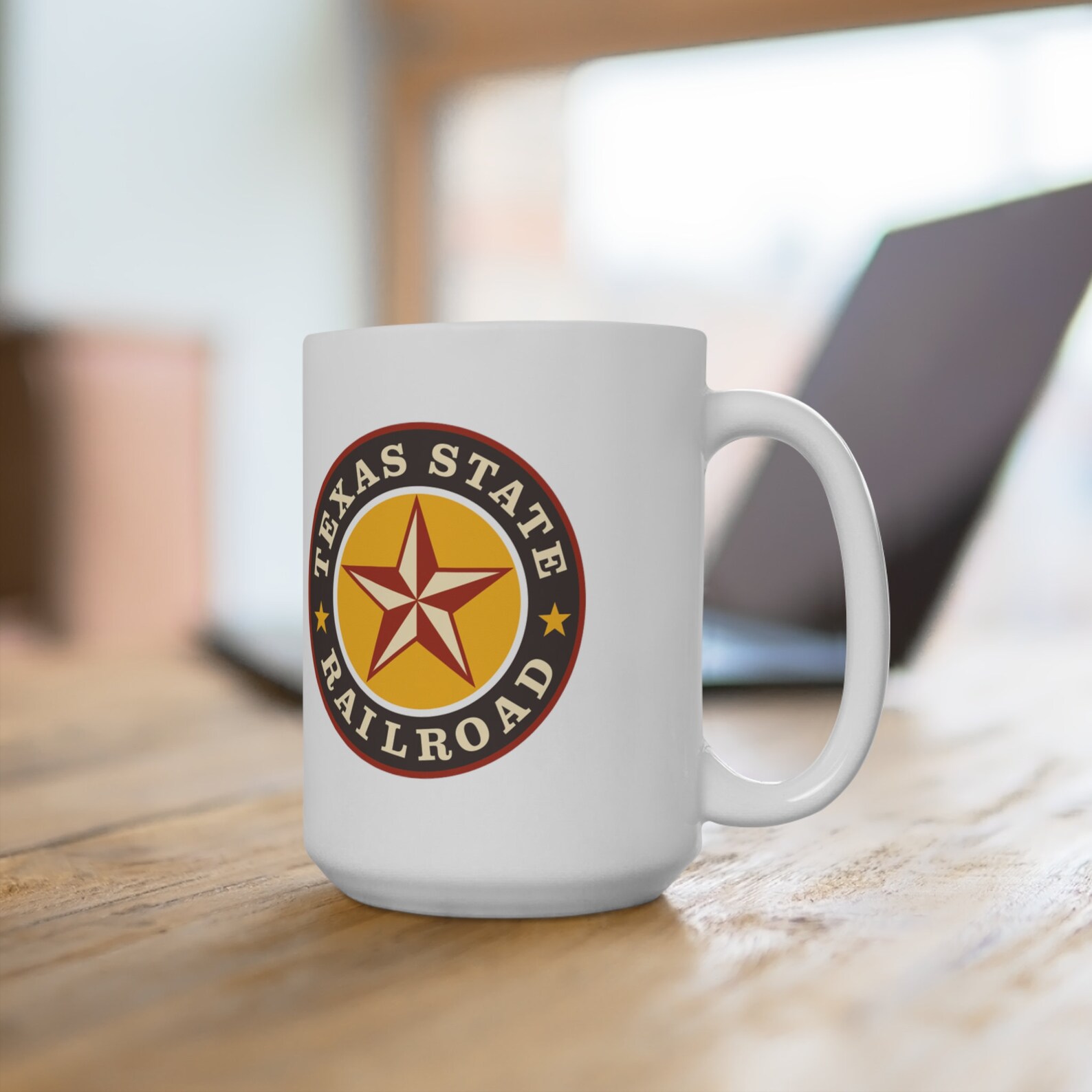 Texas State Railroad Coffee Railroad Cup Mug 15 Oz - Etsy