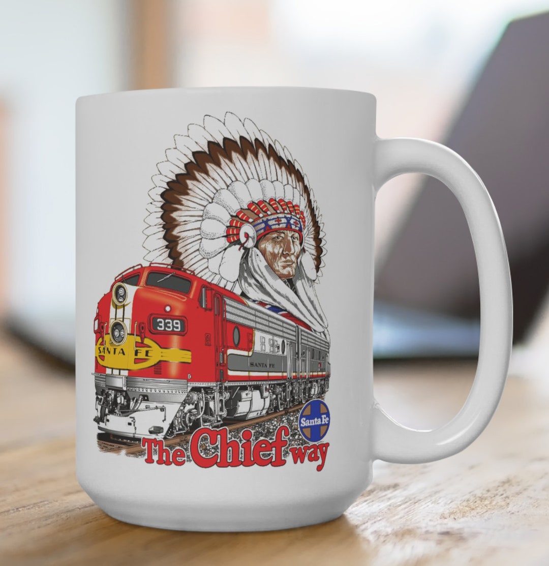 Super Chief Santa Fe Railroad Railfan Locomotives Coffee Mug15oz - Etsy