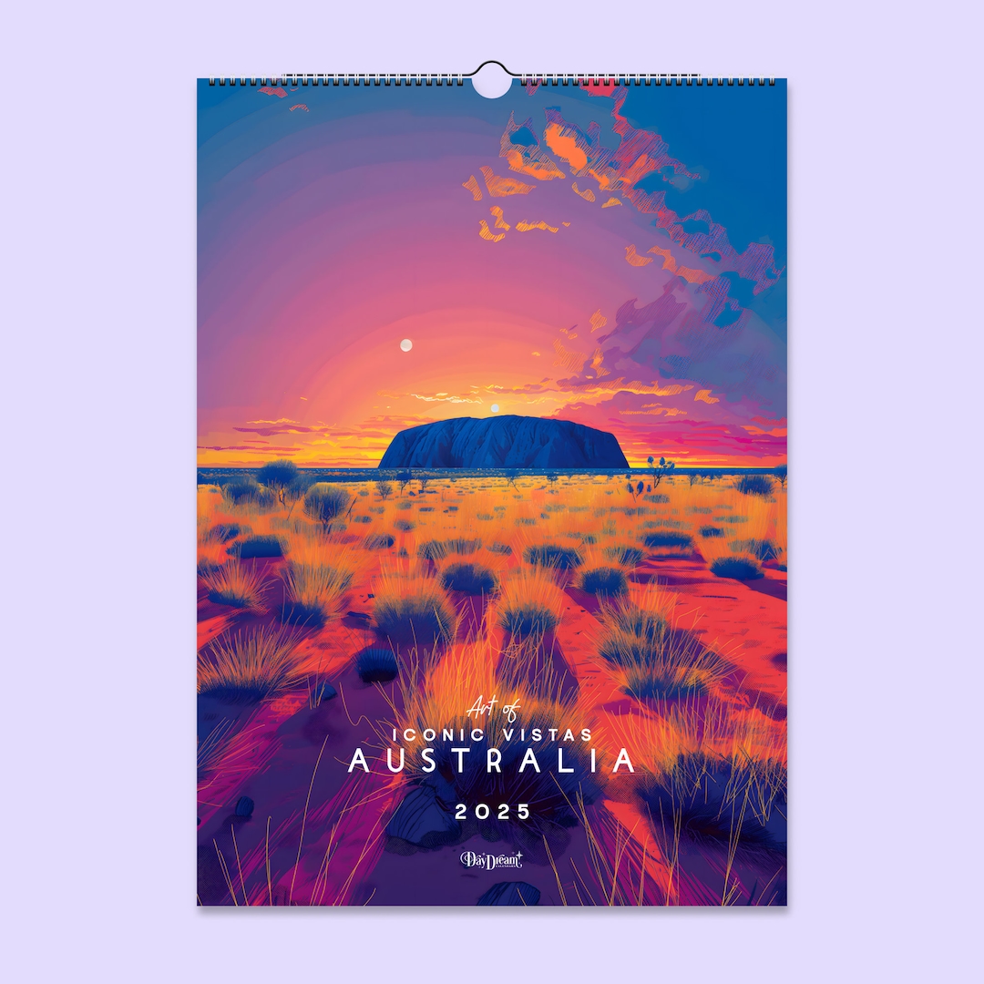 Art of Australian Iconic Vistas Wall Calendar - Etsy Australia