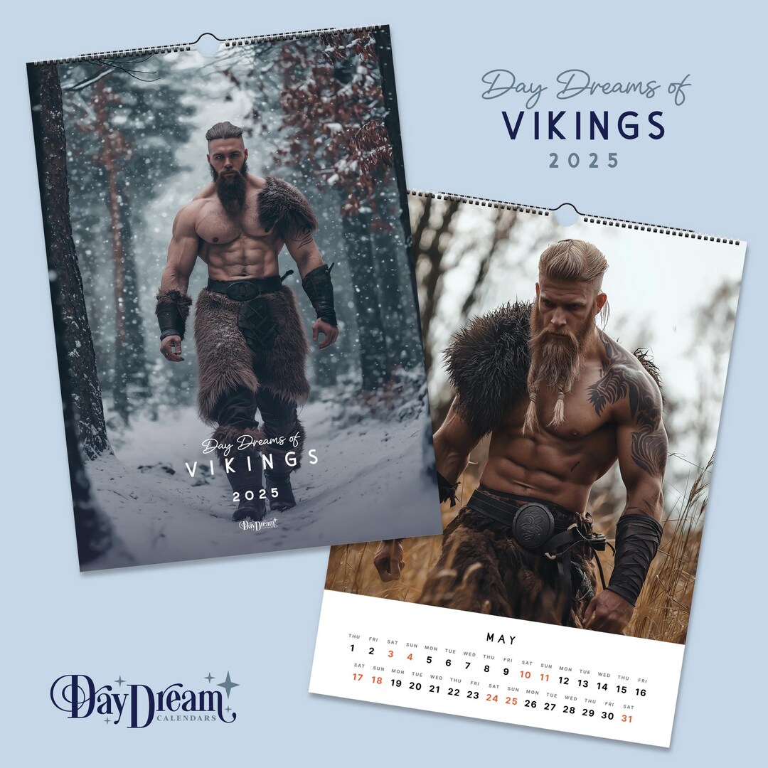 2025 Calendar - Day Dreams of Vikings - Art Calendar - Etsy