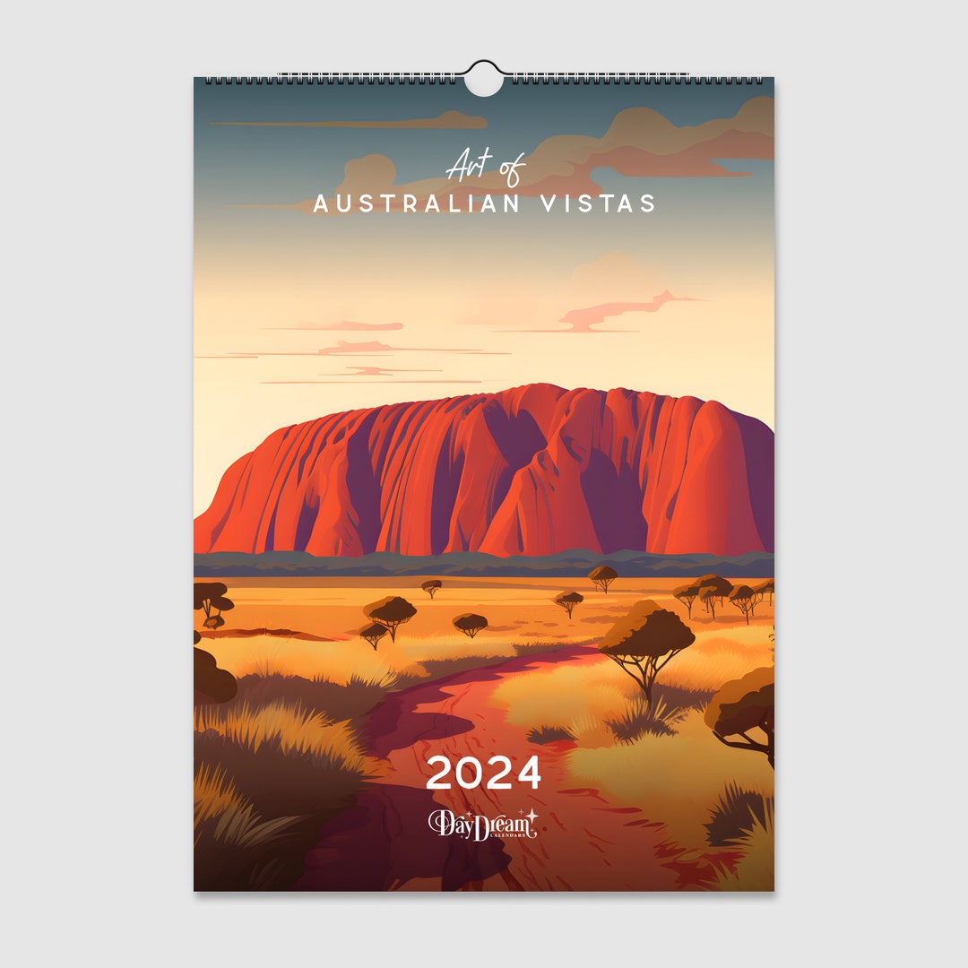 Art of Australian Vistas: 2024 Wall Calendars - Etsy Australia