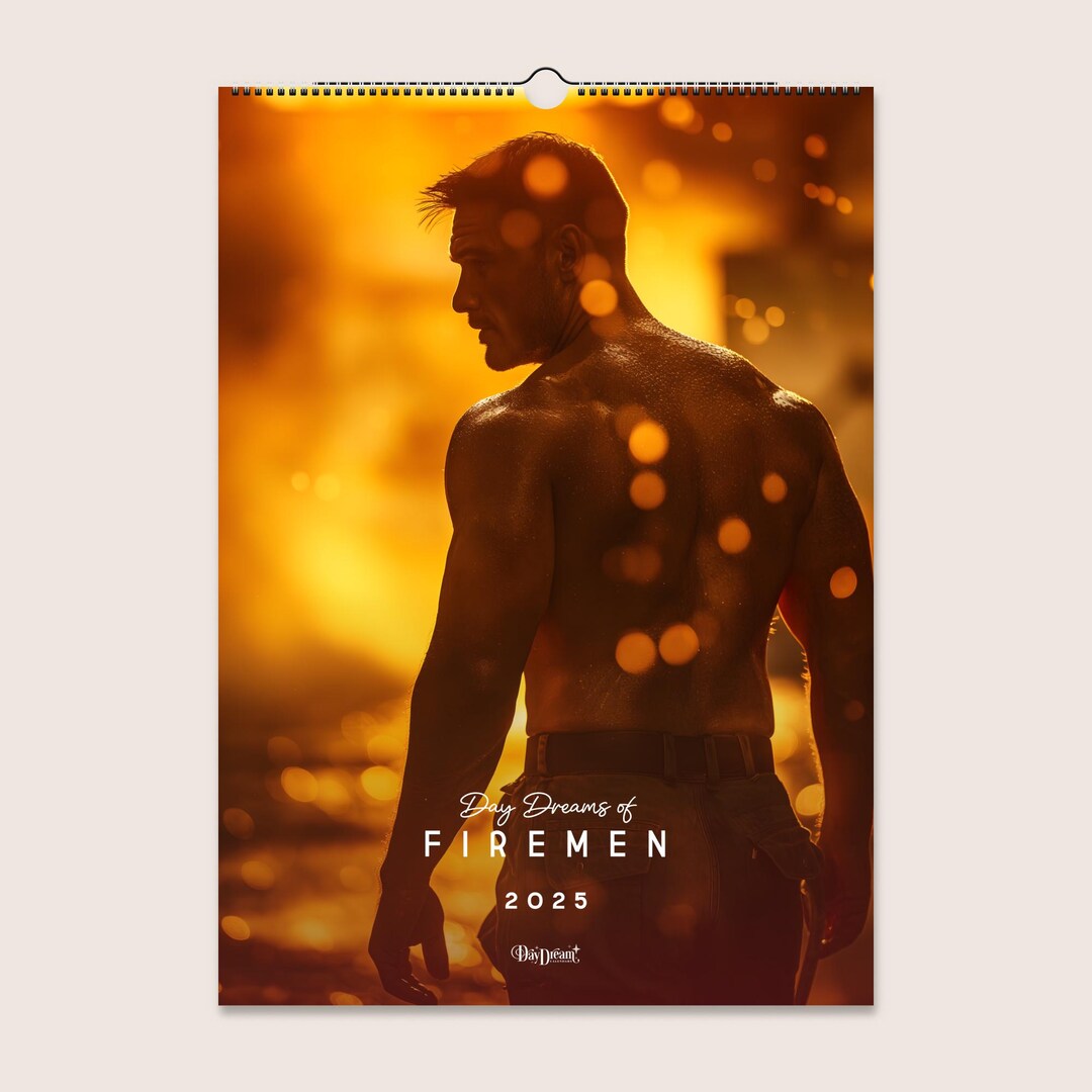 Day Dreams of Firemen Wall 2025 Calendar - Etsy Australia