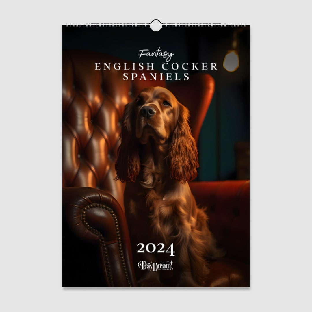Fantasy English Cocker Spaniels: 2024 Wall Calendar - Etsy Australia