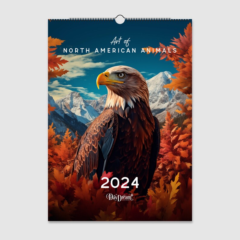 Art of North American Animals: 2024 Wall Calendars - Etsy