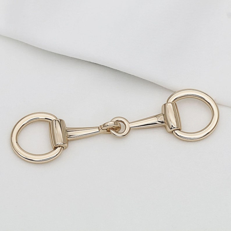 Horsebit Snaffle Bit，metal Connectors,chain Shoe Buckle -1ps - Etsy