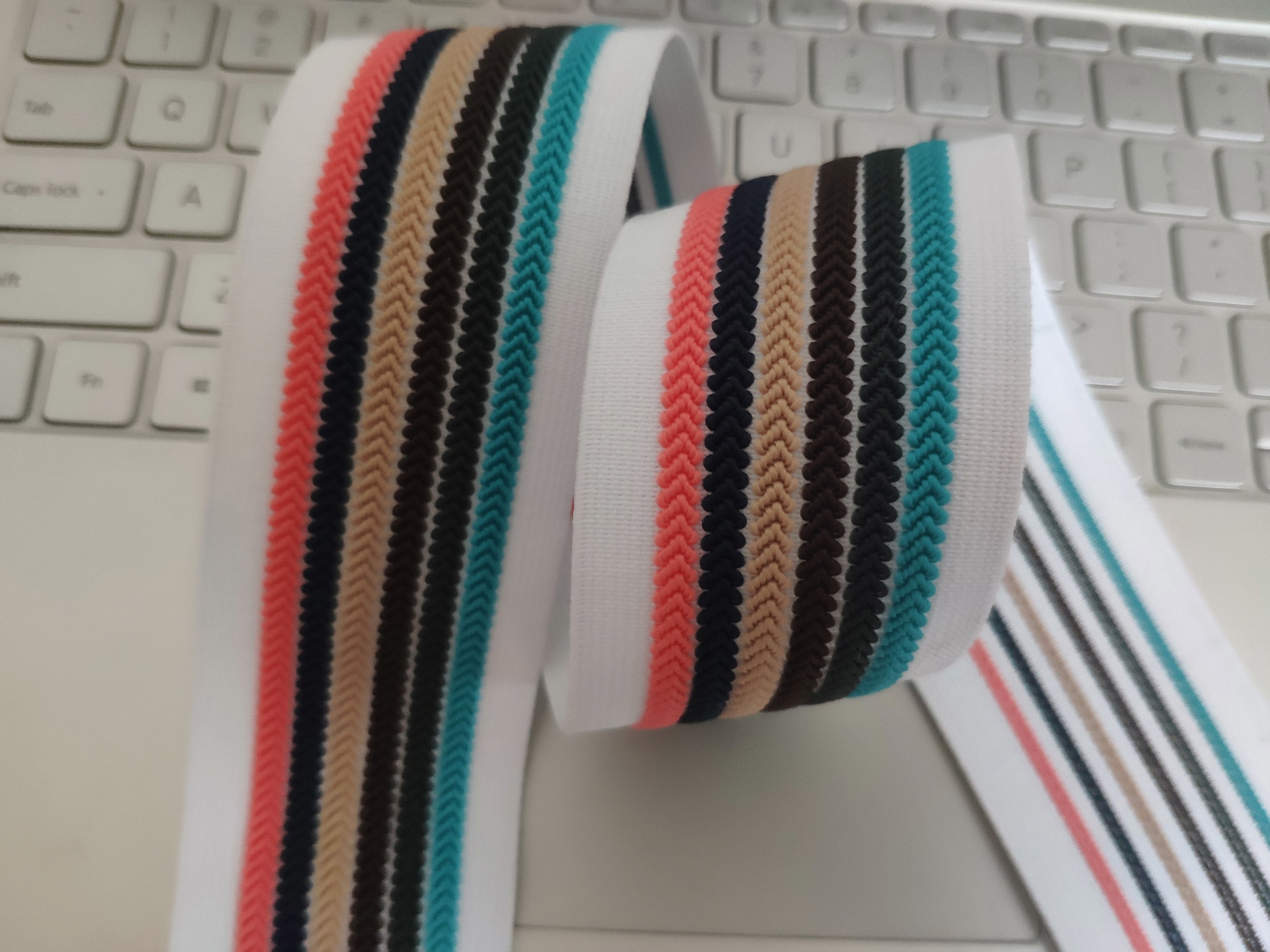 Banda elástica elástica de 50MM Stripe Accesorios de ropa 1 | Etsy