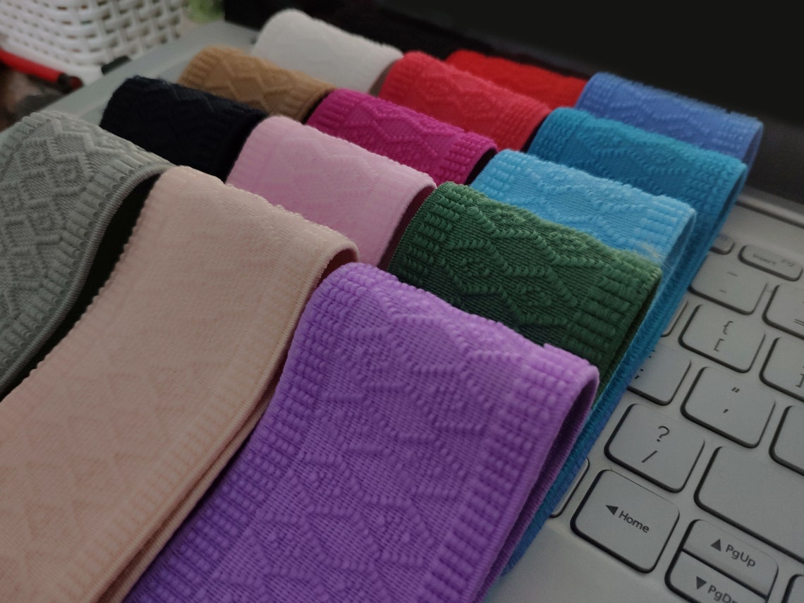 2 Inch Elastic 50MM Jacquard Elastic Bandclothing Accessories - Etsy