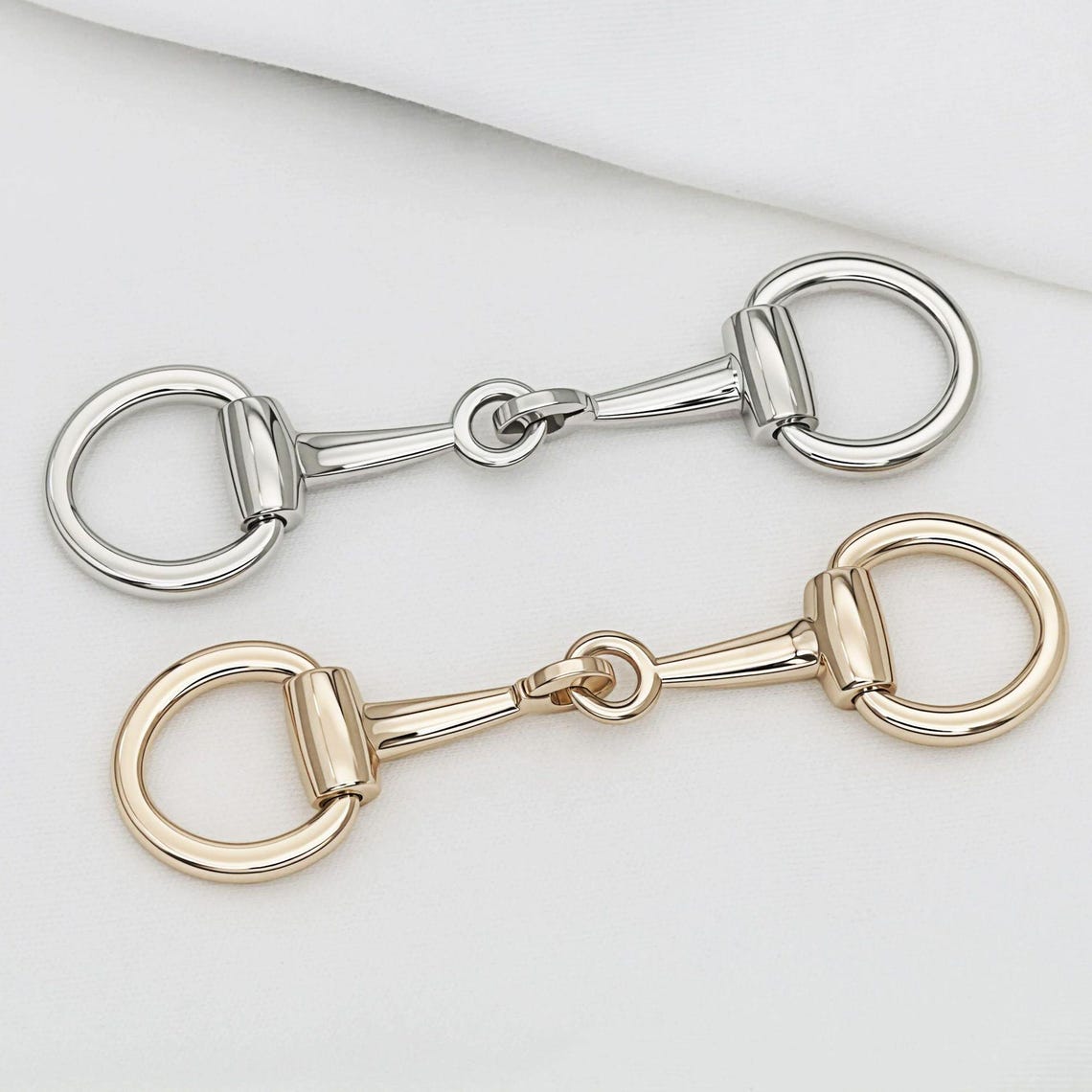 Horsebit Snaffle Bit，metal Connectors,chain Shoe Buckle -1ps - Etsy