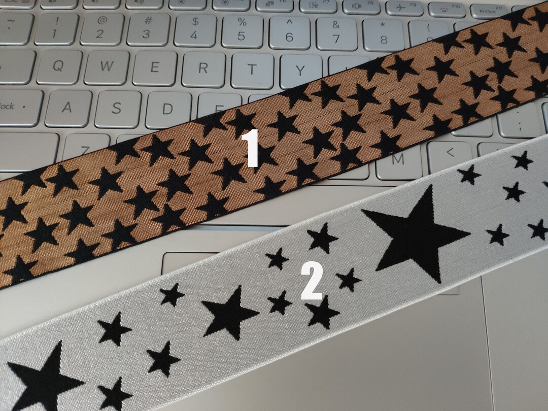 1.5 Inch Elastic 38MM Star Pattern Elastic Bandclothing - Etsy
