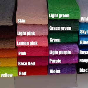 2 Inch Elastic 50MM Jacquard Elastic Band,clothing Accessories -1 Yard ...