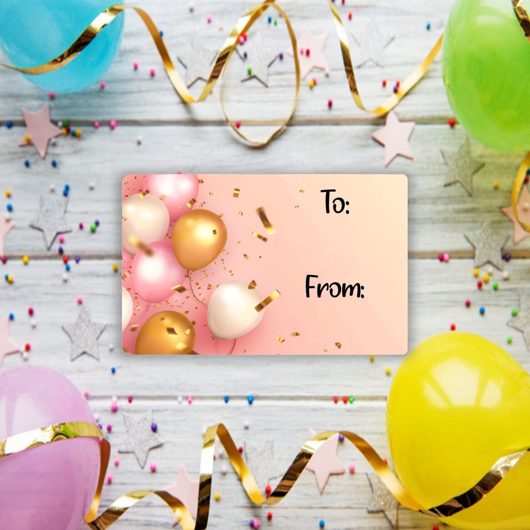 Birthday Stickers Sheet of 21 Stickers Birthday Gift Party Favours ...