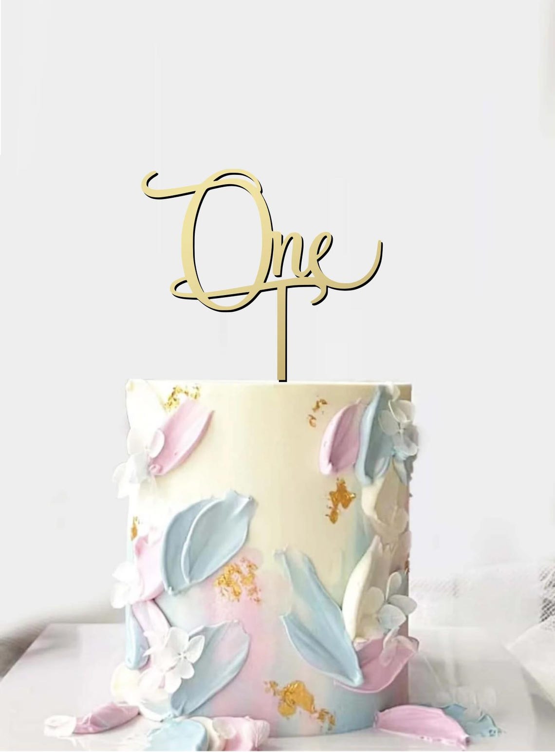 One Cake Topper - Turning One Cake Topper - Baby Cake Topper - Cake ...