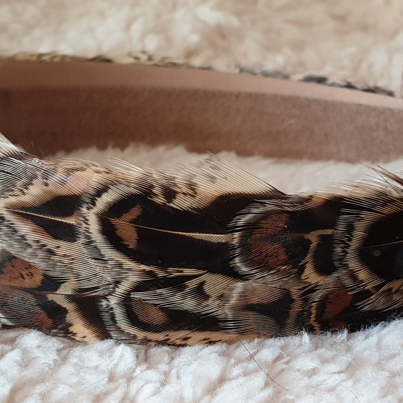 Feather Thin Headband - Etsy UK