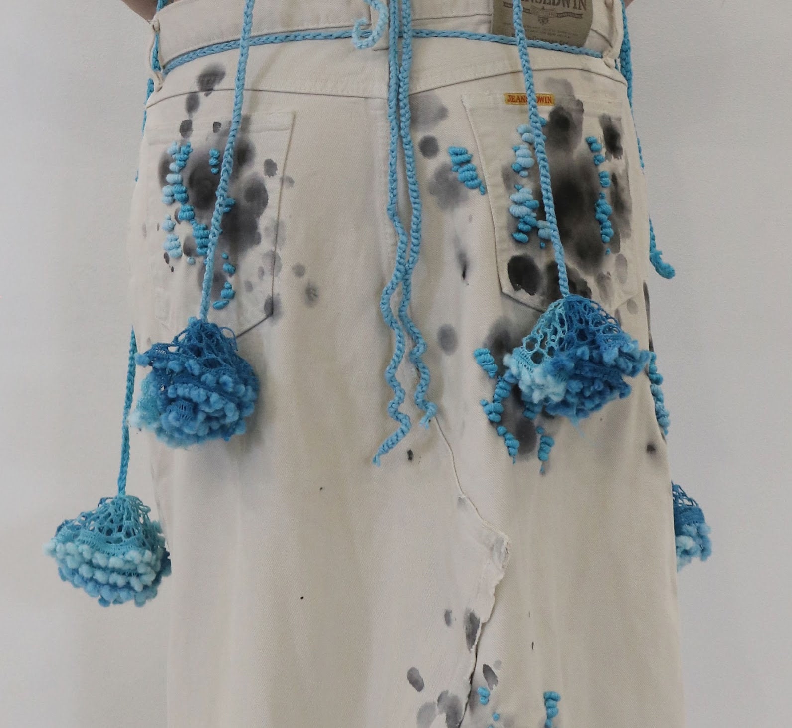 Mold Hand Embroidered and Hand Painted Skirt - Etsy