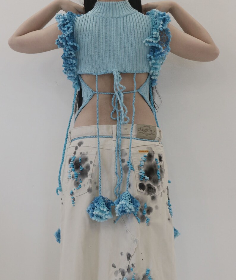 Mold Hand Embroidered and Hand Painted Skirt - Etsy