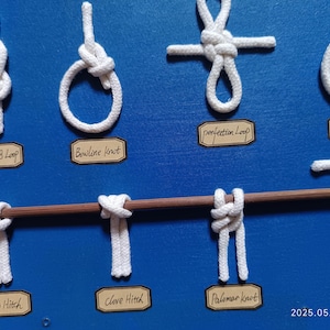 Big Size Nautical Knot Shadow Frame, Sailor Knot,coastal Decor,frame ...