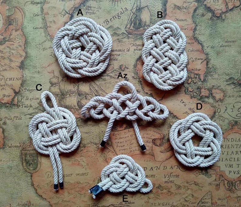 Sailor Knot Shadow Frame,nautical Knot,framed Nautical Knots,wall Decor ...