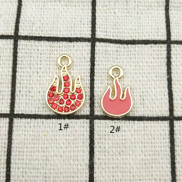 Flame Pendant - Etsy