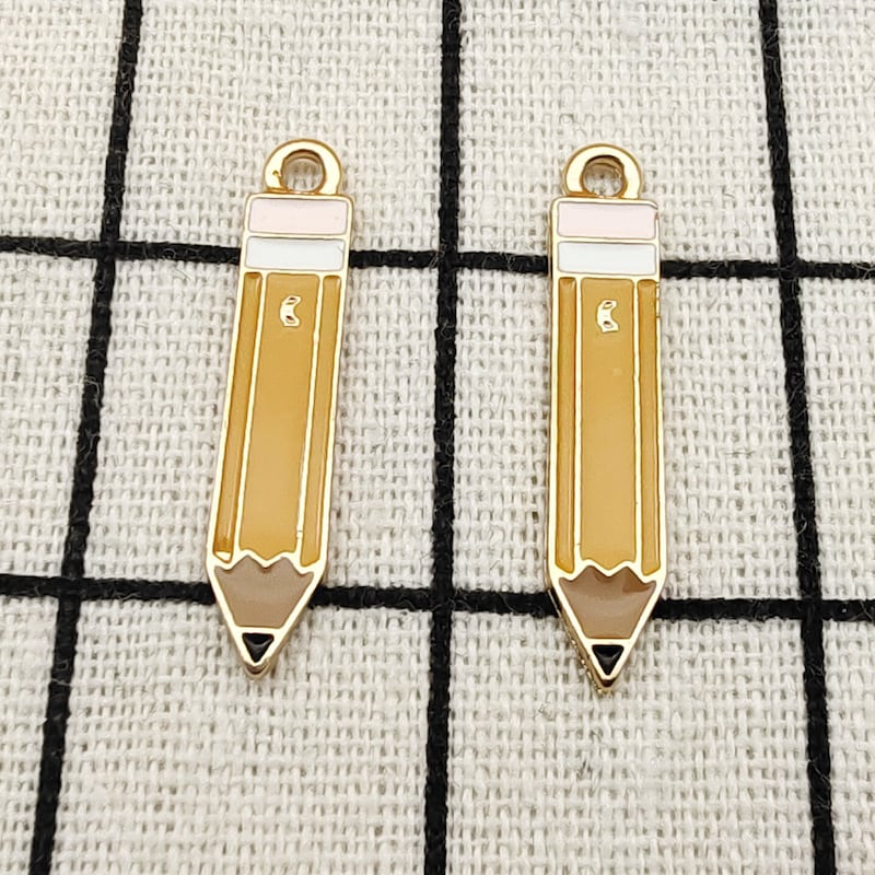 Pencil Charm - Etsy