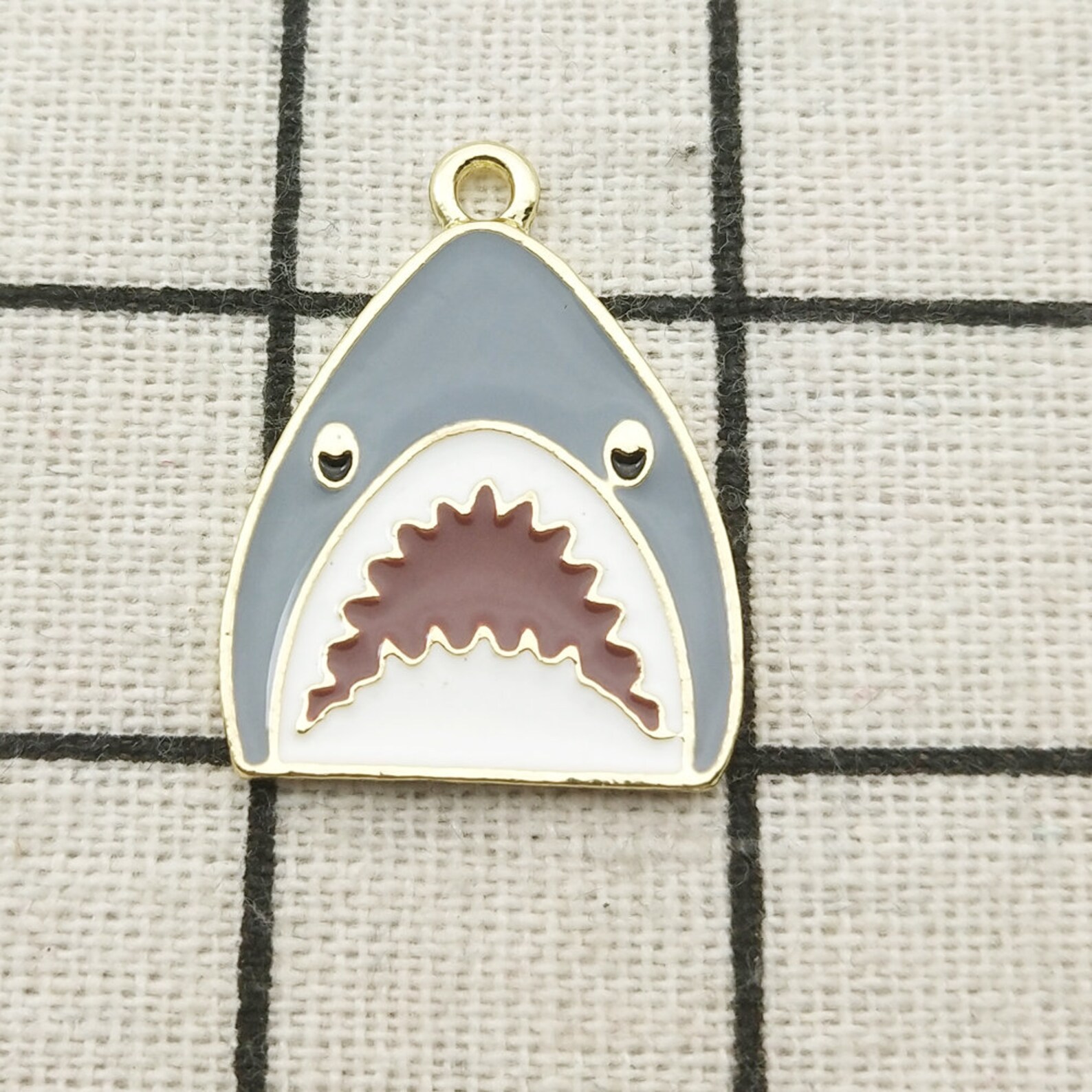10PCS Shark Charm Animal Charm Enamel Charm Bracelet Charm - Etsy